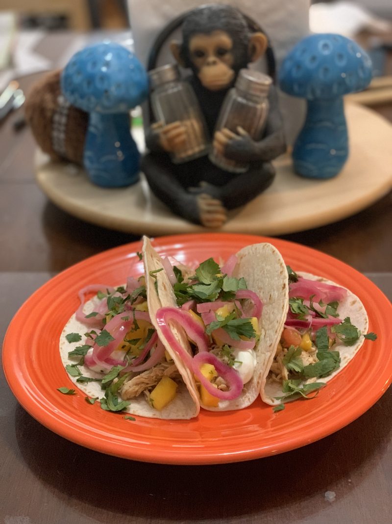 Instant Pot chili-lime chicken tacos – The Judgmental Monkey